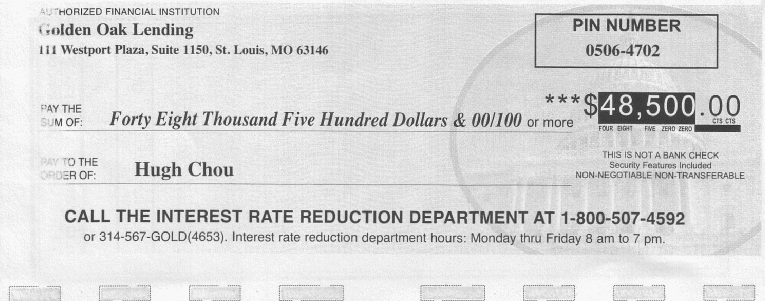 Two Loan Offers in One Day!