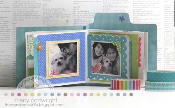 Doodlebug Design Inc Blog: Create-a-Card Mini Album by Sherry