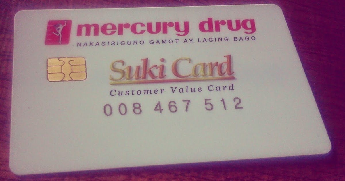 Why YOU should apply for a Mercury Drug Suki card NOW!