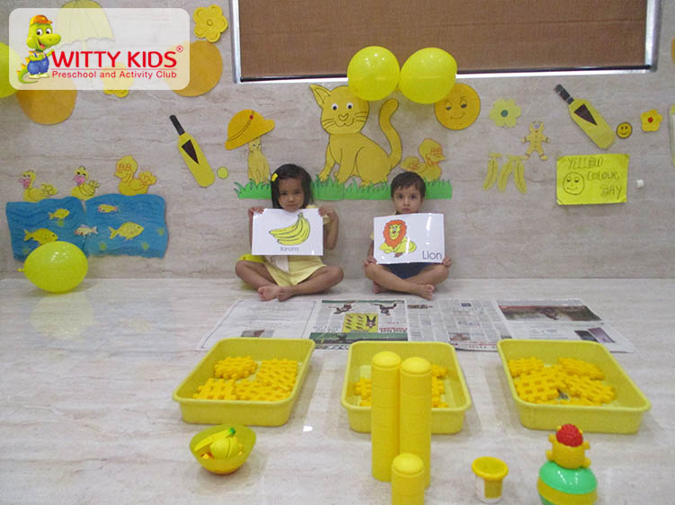 On the top of the World...: YELLOW COLOUR DAY (Play Group, Witty Kids ...