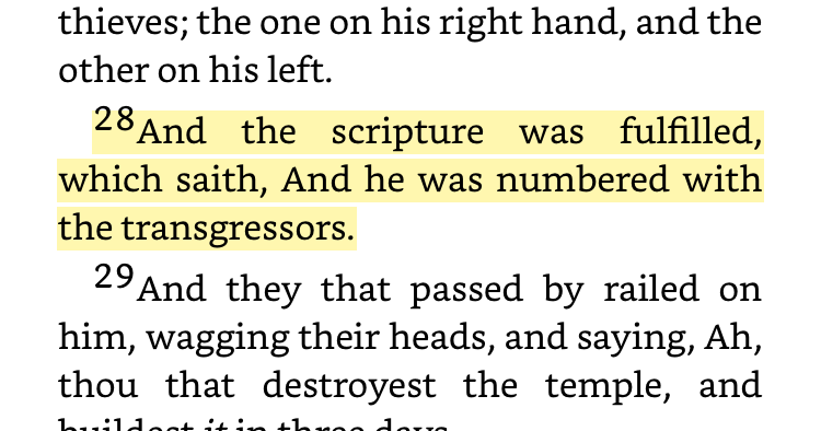 Gospel Wednesday: Mark Chapter 15