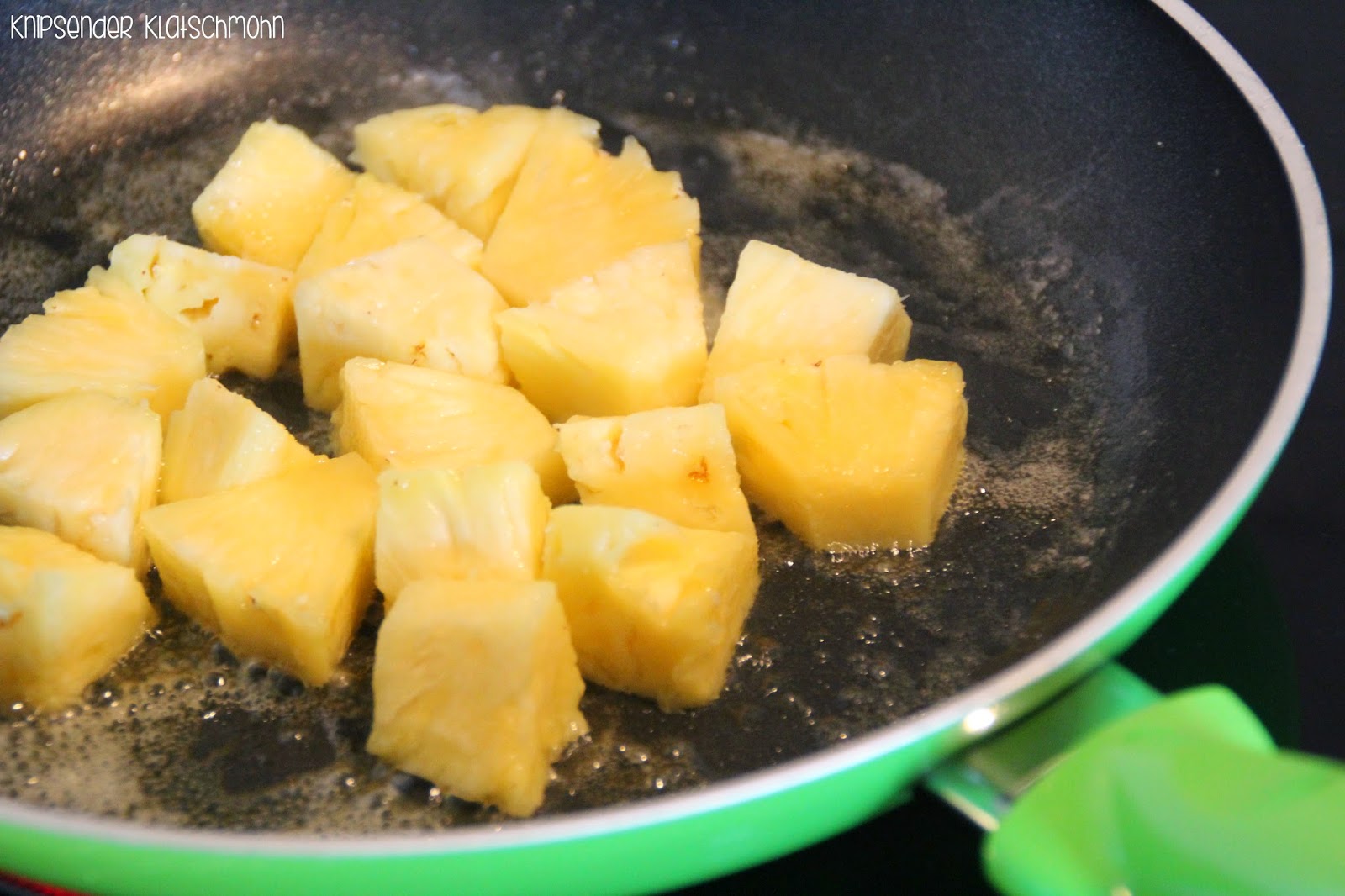 Knipsender Klatschmohn: Ananas - Bananen - Gratin