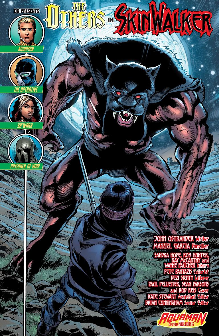 COMIC BOOK FAN AND LOVER: AQUAMAN: LOS OTROS: SKINWALKER – DC COMICS