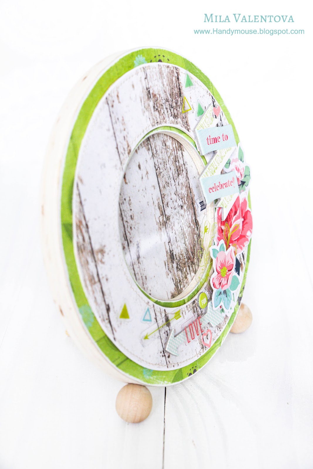 Mila Valentova, art blog: Photo frame "Tame to celebrate!"