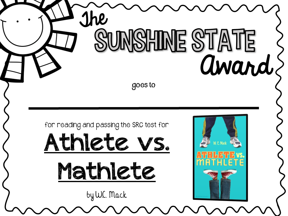 Teaching with a Touch of Twang: Sunshine State Book Review: Athlete vs ...