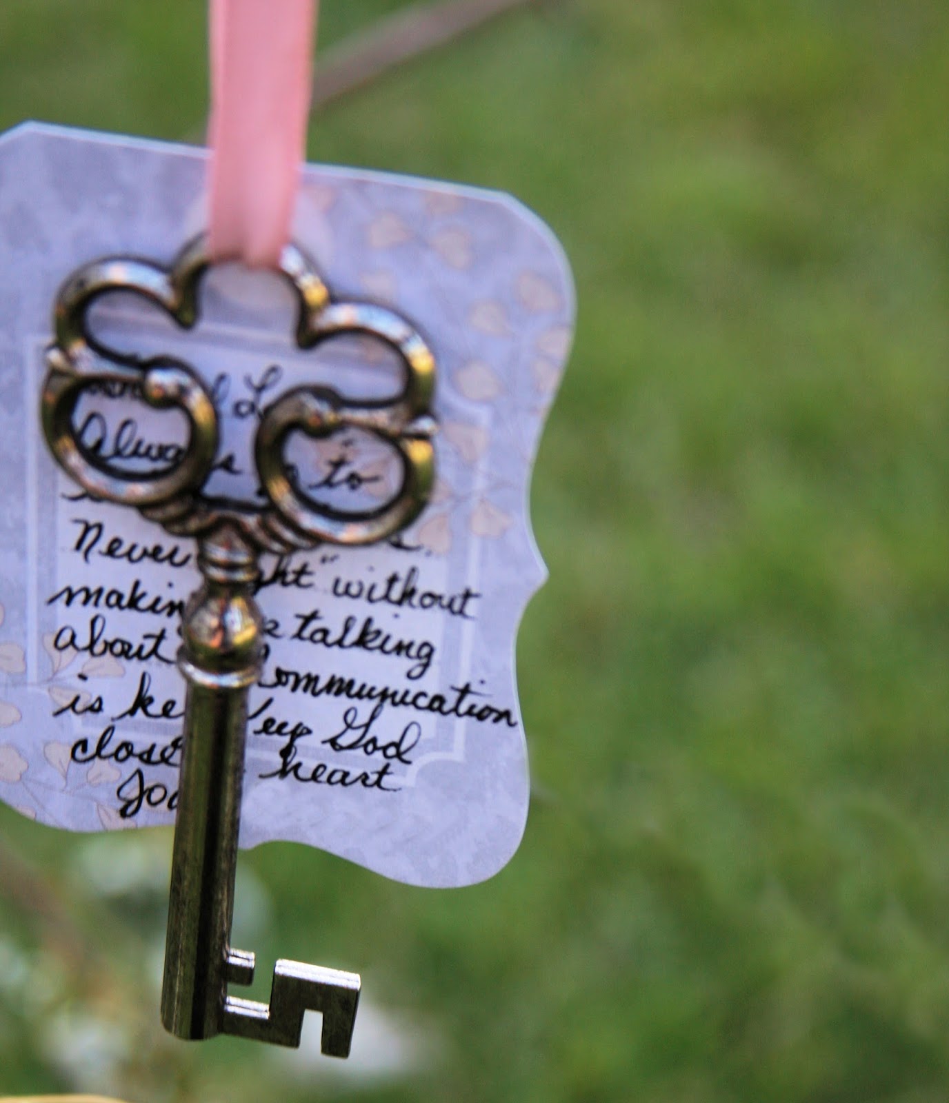 Lyndi's Projects: Keys to a Happy Marriage Vignette
