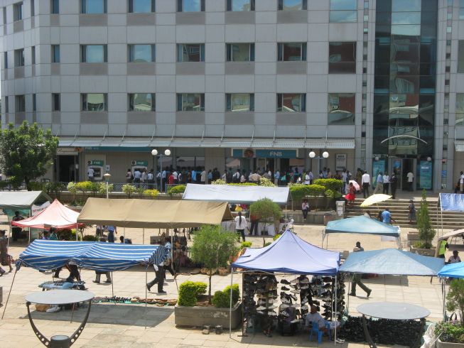 Gone To Smell the Roses: Gaborone - the market on Main Mall