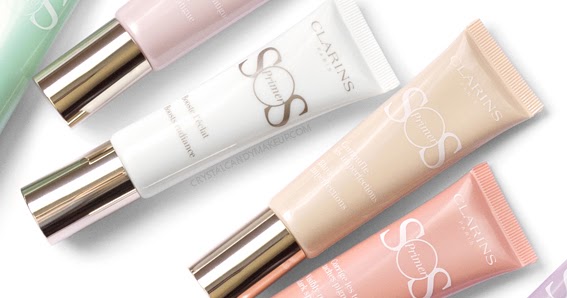 Clarins SOS Primers - CrystalCandy Makeup Blog | Review + Swatches