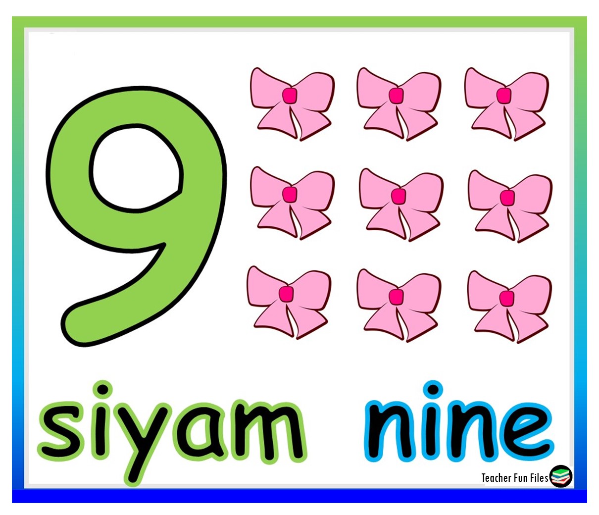 Teacher Fun Files: Number Flashcards English & Filipino
