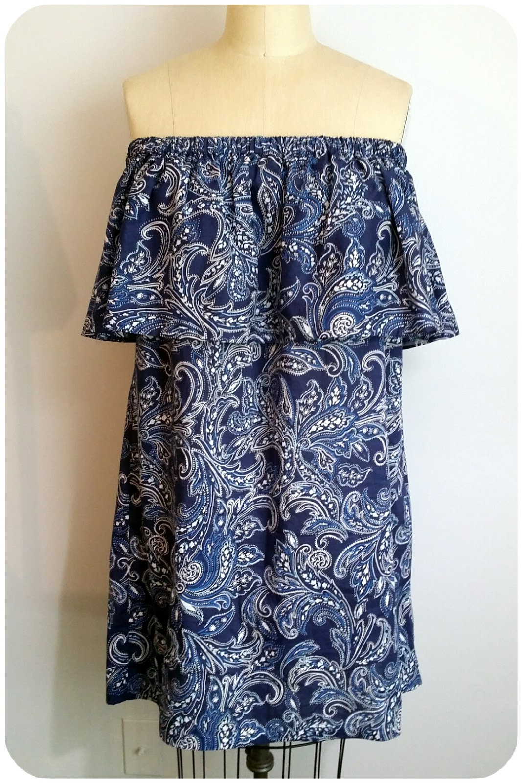 DIY Off-the-Shoulder Dress Tutorial! | Erica Bunker | D.I.Y. Style ...