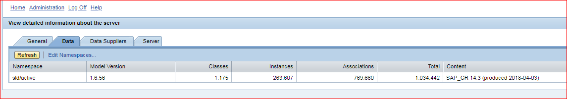 CR content and CIM model Update on SLD - SAP Basis Genie