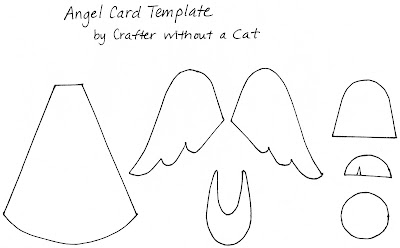 Crafter without a Cat: Angel Card