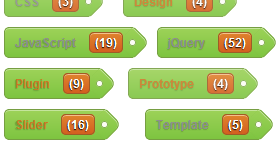Blogger Label Widget Style #2 | Stylify Your Blog