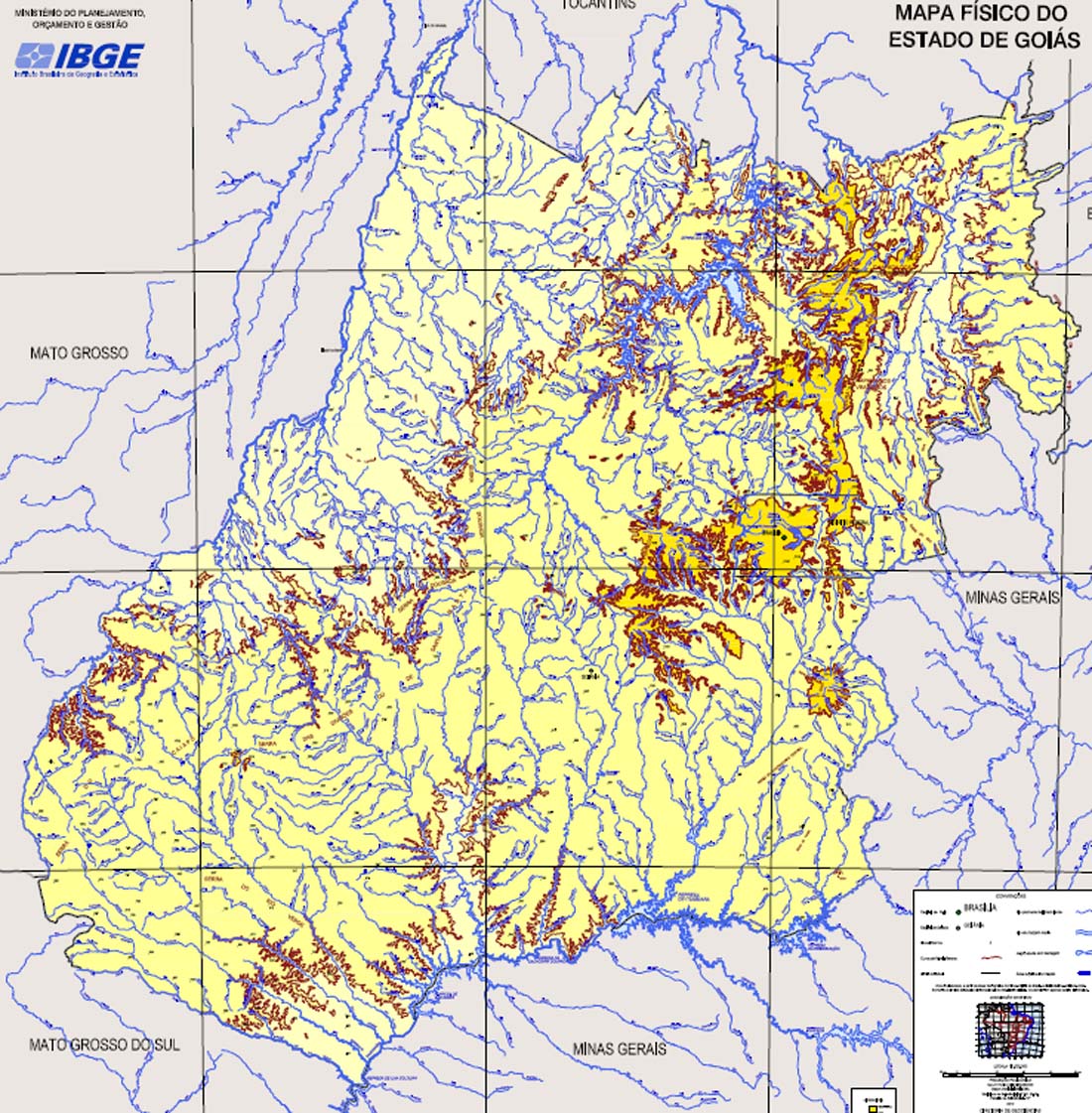 Mapas Geográficos de Goiás