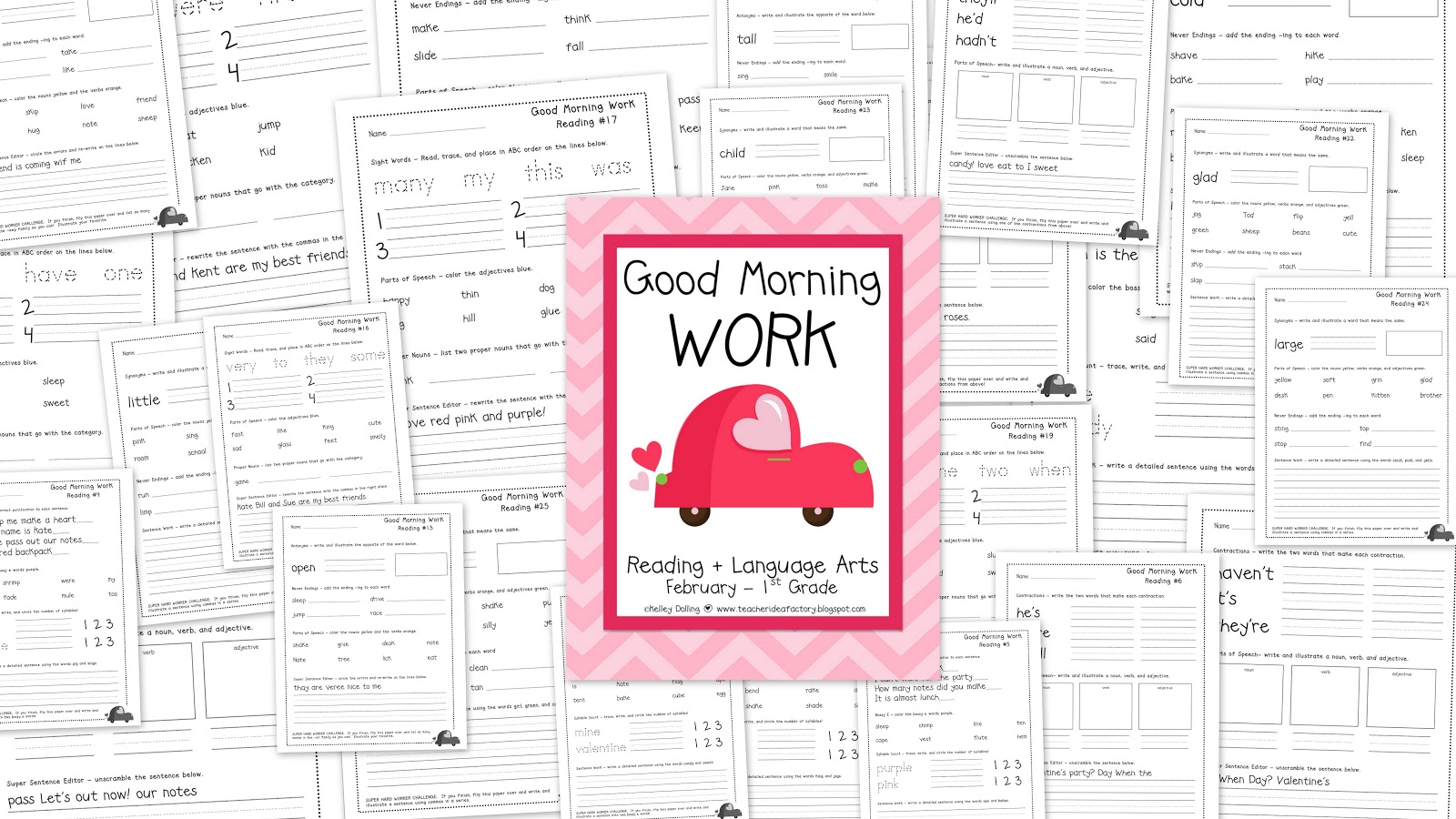 LINKING UP WITH LOVE + GOOD MORNING WORK - Teacher Idea Factory