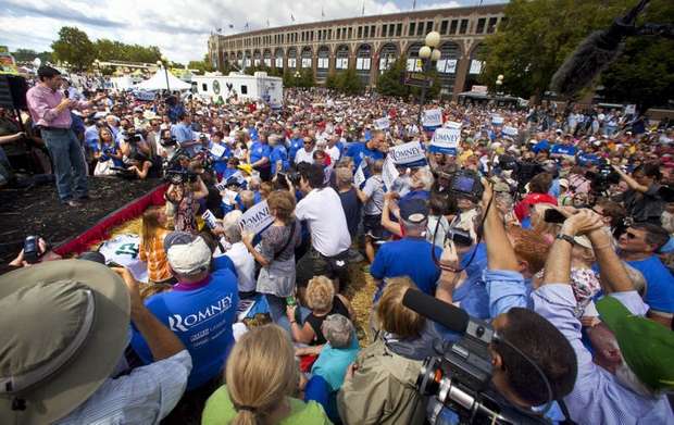 Obama and Romney Campaigns on the Road – Romney and Ryan’s Crowd Size ...