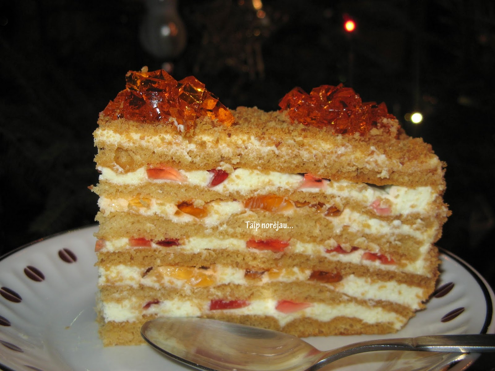 Taip norėjau...: Tortas "Medutis"