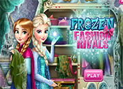 Frozen Fashion Rivals | juegos de besos - chicas amor jugar online