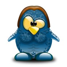 I love ubuntu!: #TUX LINUX PINGUIN MASCOT AVATAR