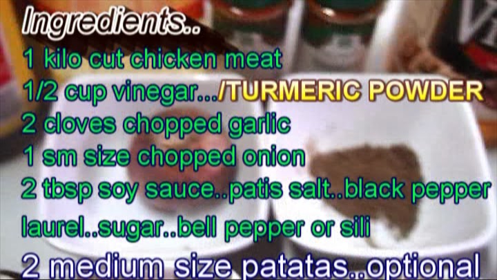 Tagalog Kitchen: Chicken Adobo sa Dilaw (Turmeric)