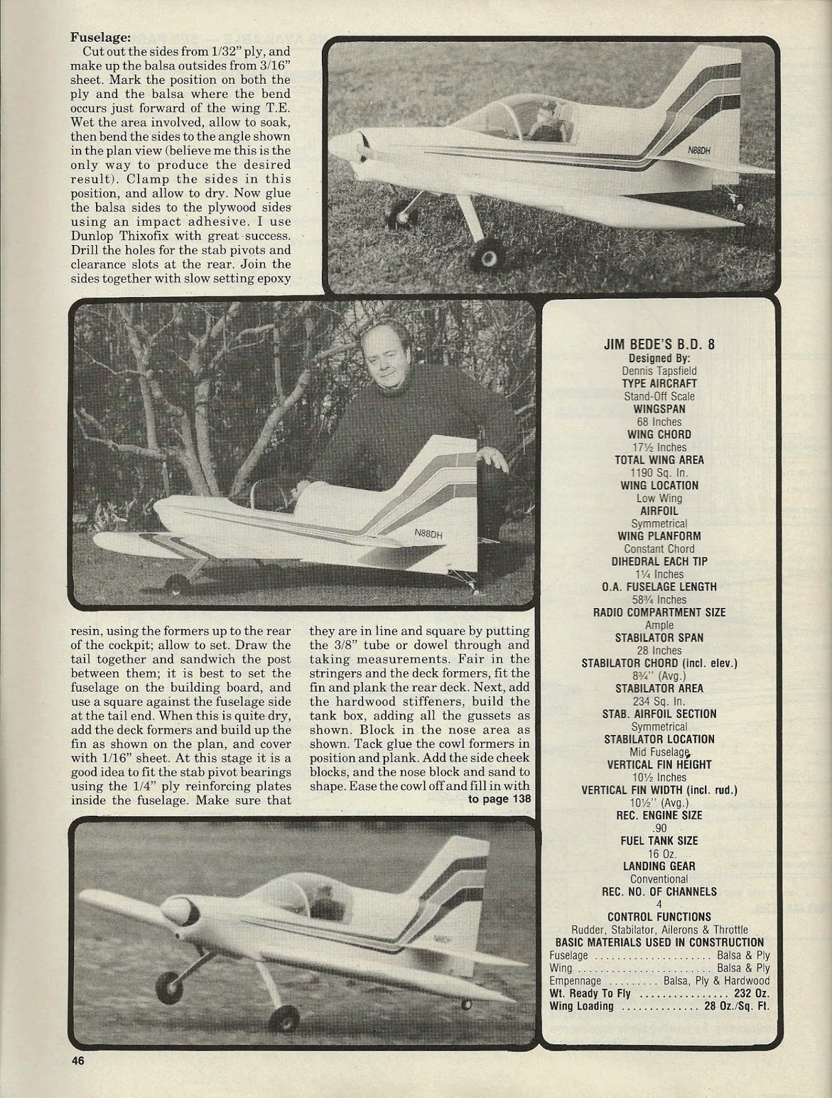 bede bd8 scratch giant scale"mini" pnp - RC Groups