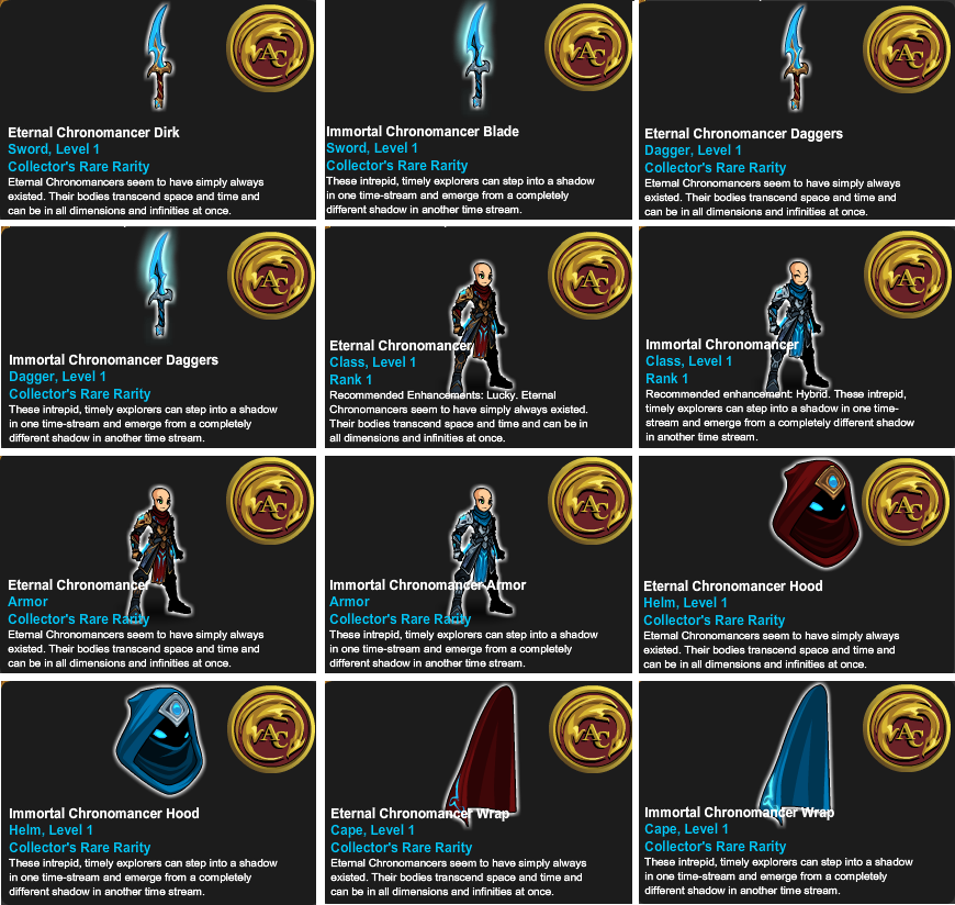 Aqw Thailand Daily Quest: Eternal Chronomancer/Immortal Chronomancer