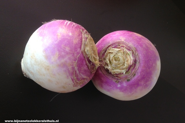 bijna net zo lekker als thuis: Ingemaakte knolraap - hamburger met ...