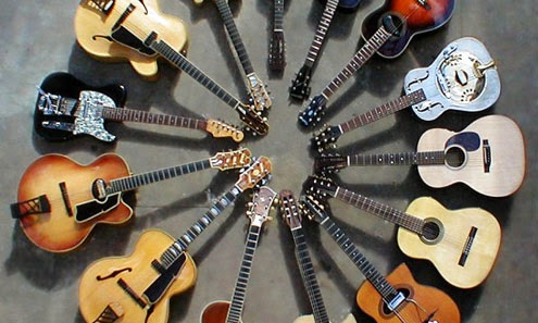 Kumpulan Gitar Termahal di Dunia Serta Pemiliknya - Marlique