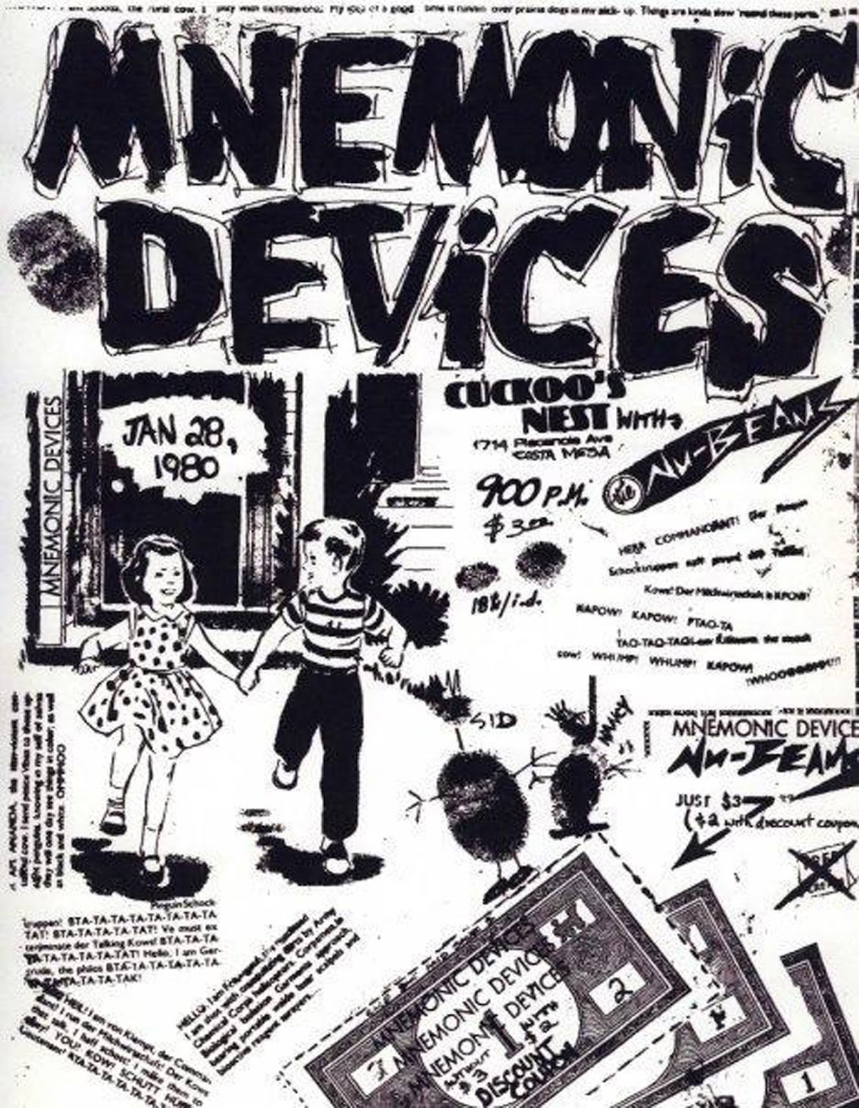 Old School Punk Rock Info: Cuckoo's Nest Club Punk Shows 1980 (Part 2)