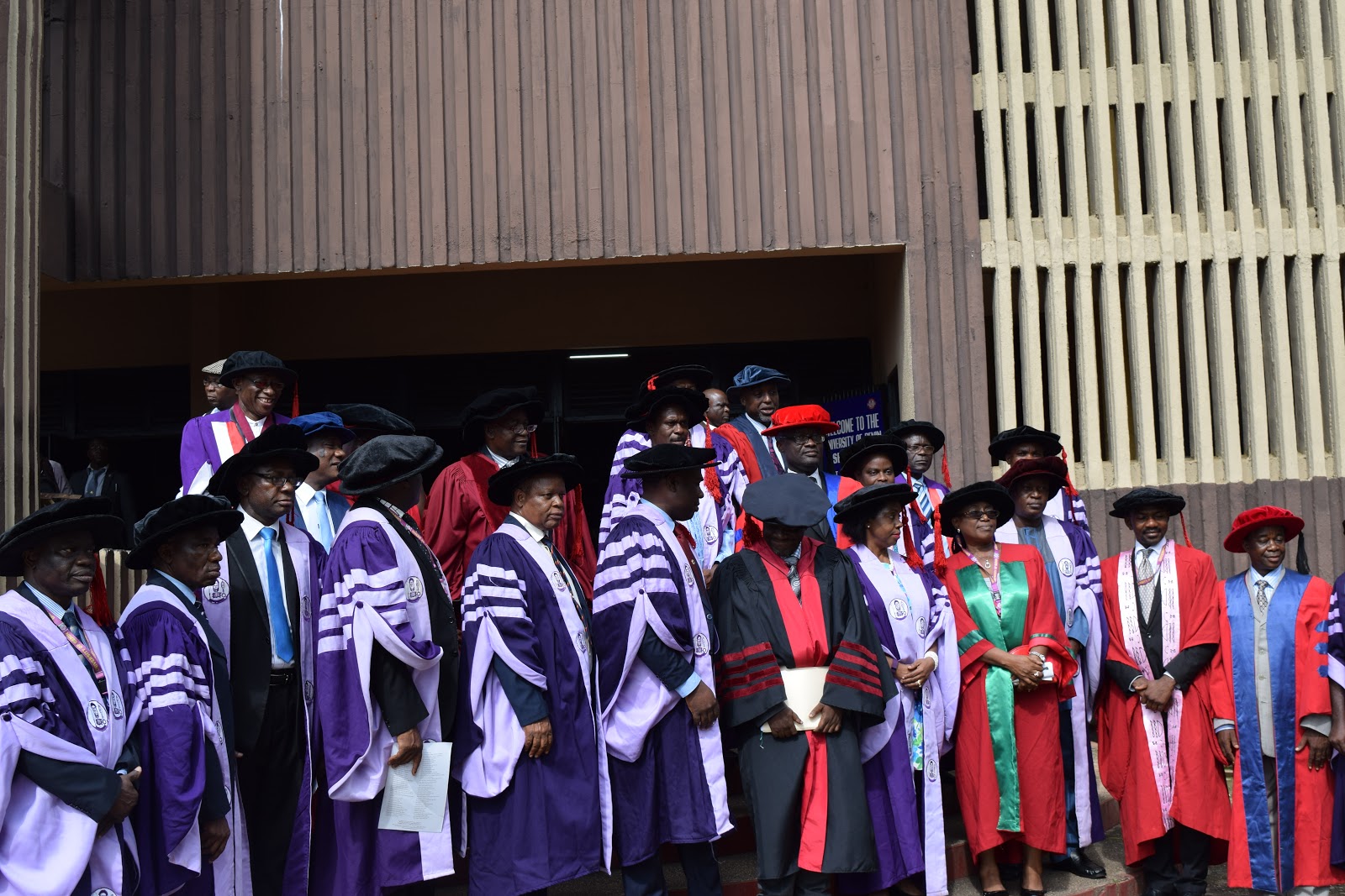 UNIBEN GIST: Collection of Academic Gown for the 43rd Uniben ...