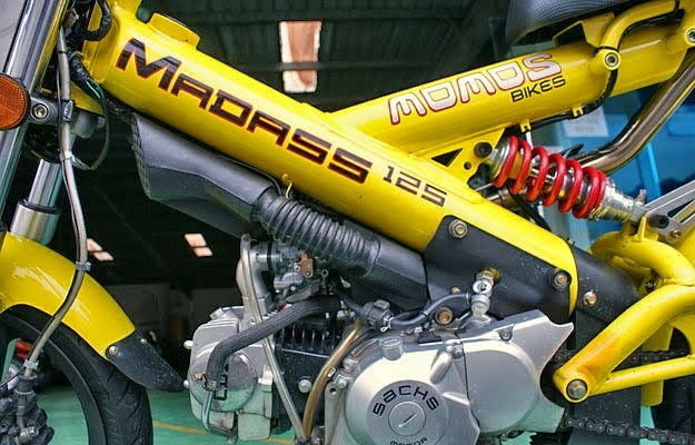 MOTOR KEREN: Minerva Sachs MaDass Dengan Desain Unik