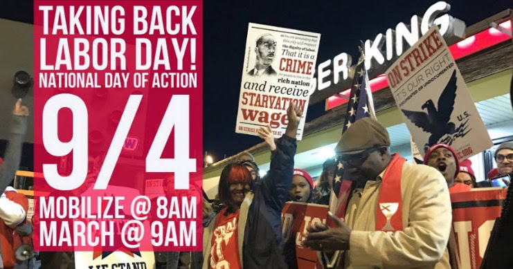 KANSAS CITY LABOR DAY PROTEST 2017!!! LOCAL FAIR WAGE FIGHTERS CONFRONT ...