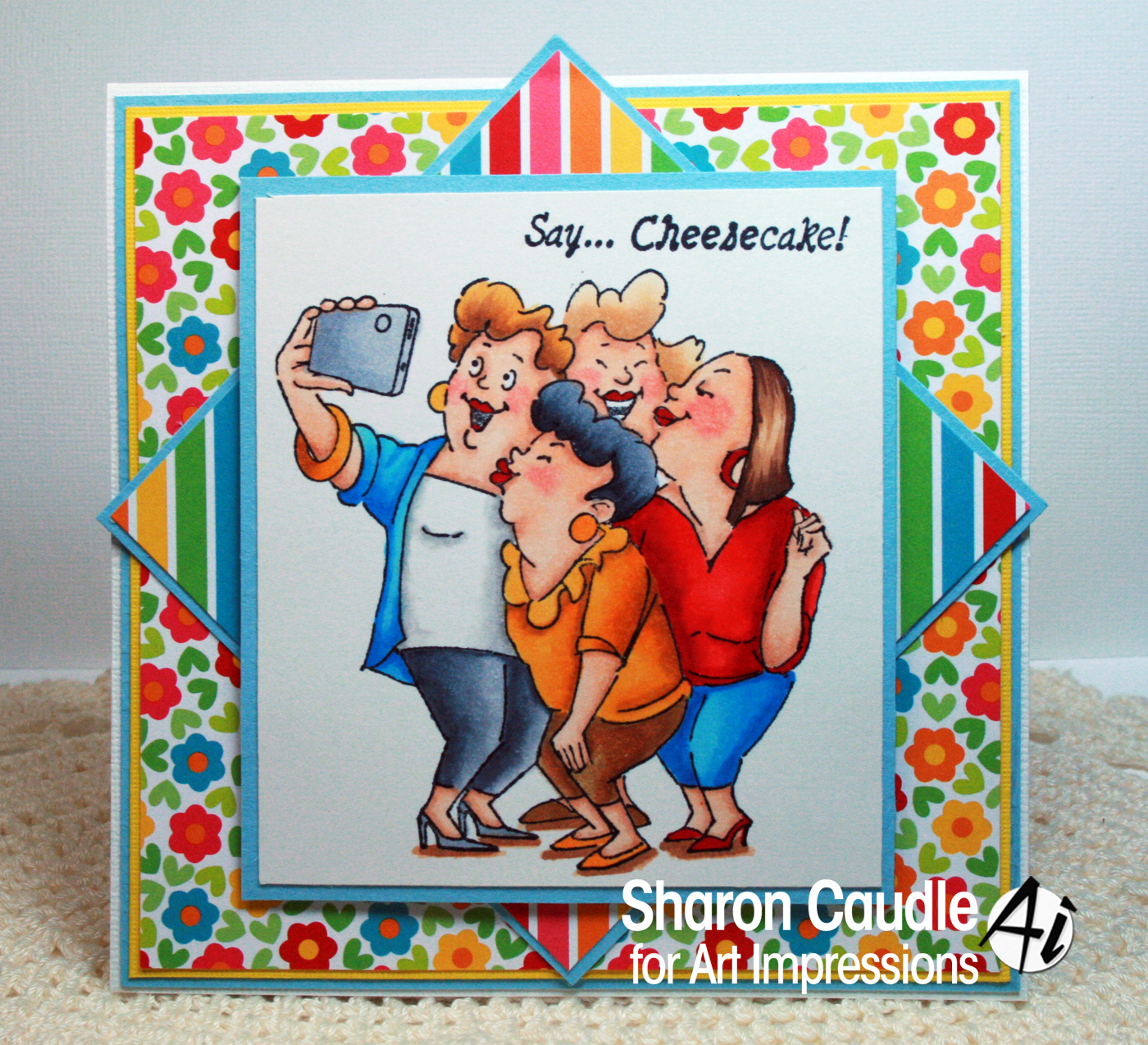 Art Impressions Blog: Say Cheesecake by Sharon Caudle