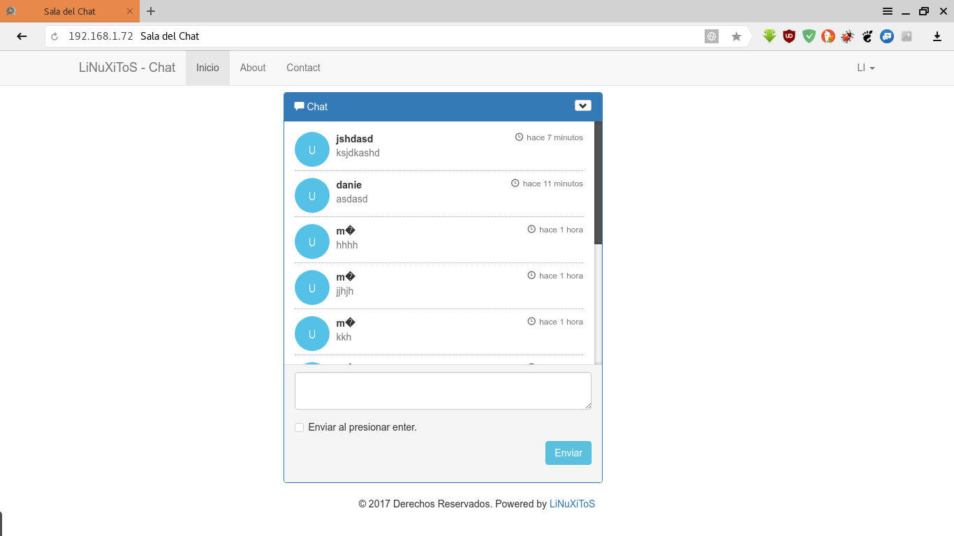 LiNuXiToS Chat ~ linuxitos