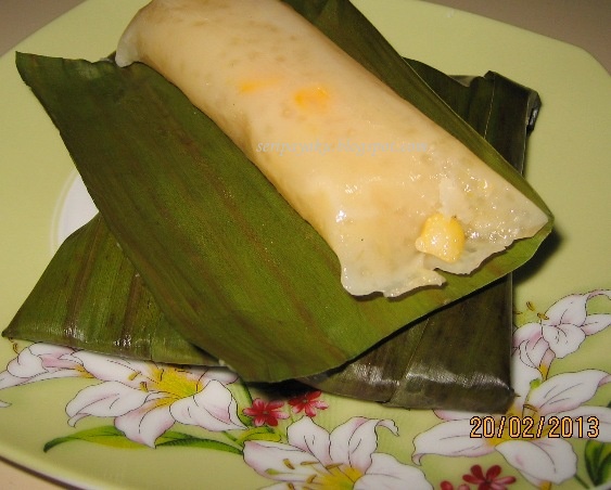 My Kuali: Lipat sweet corn kuih