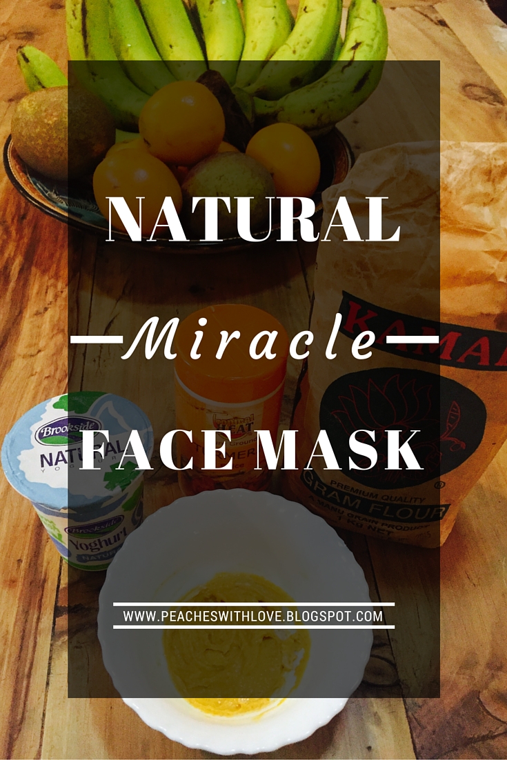 Peaches With Love: Natural Living: Natural Miracle Face Mask (Only 3 ...