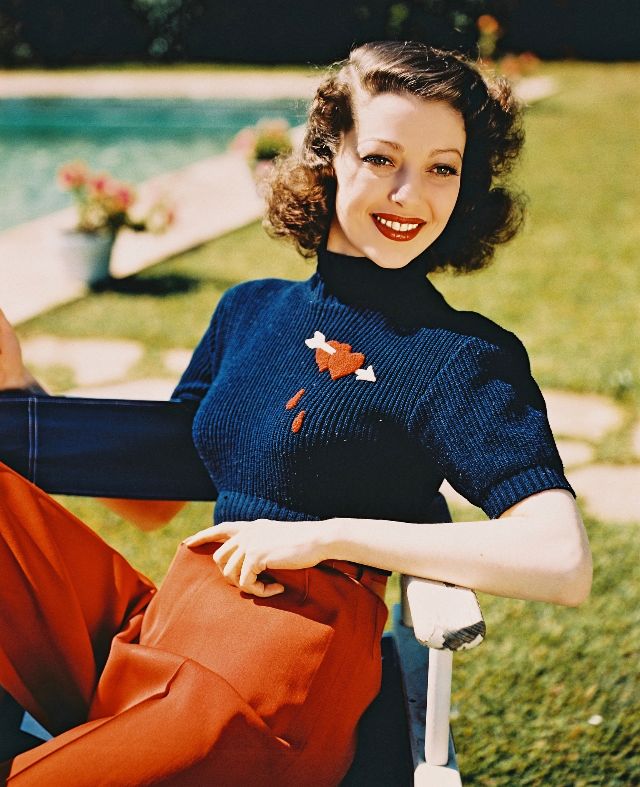 35 Glamorous Color Photos of Loretta Young From Between the 1930s and ...
