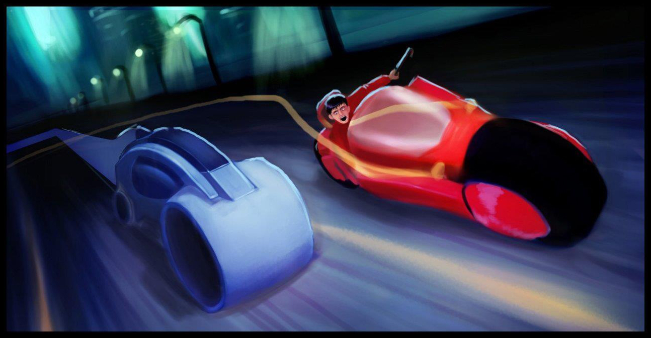JIMSMASH ! ! !: FANART: AKIRA / TRON CROSSOVER