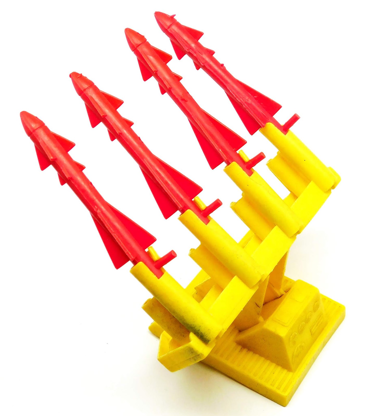 Toys and Stuff: MPC Multi-Rocket Launcher - Yellow-Yellow