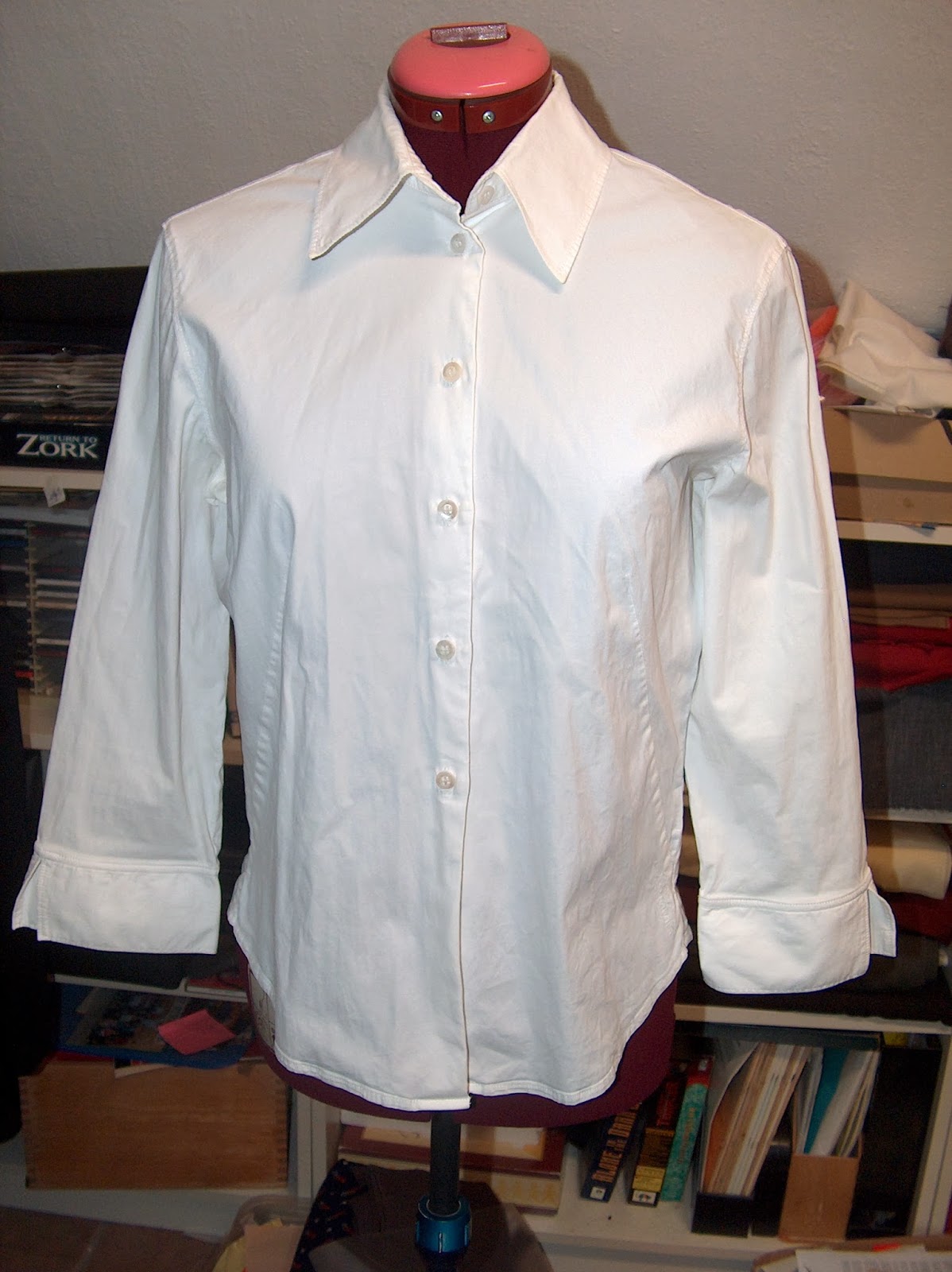 Old-fashioned at Heart: Blouse refashioning