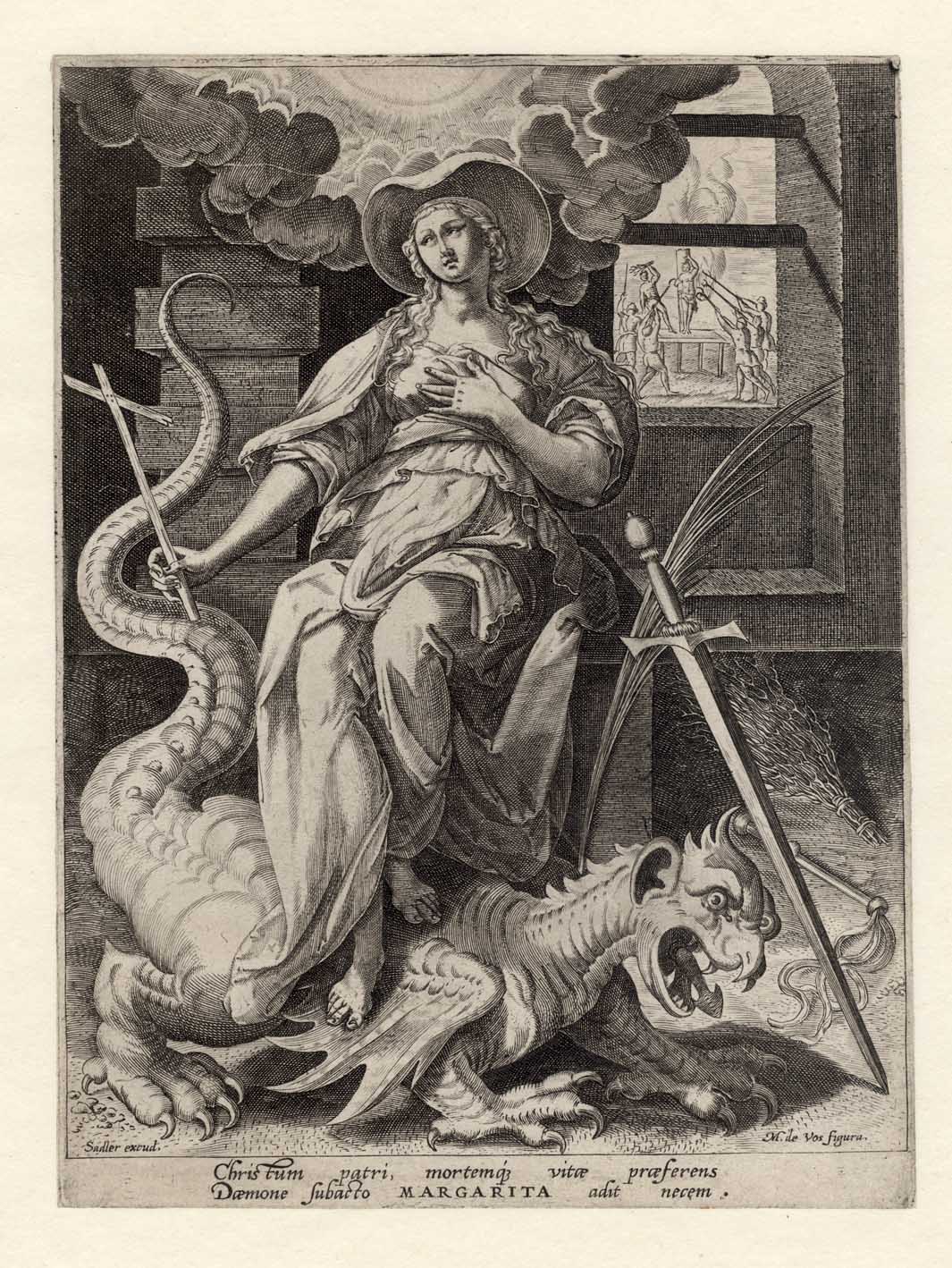 Prints and Principles: Jan Sadeler I’s engraving of “Saint Margaret of ...