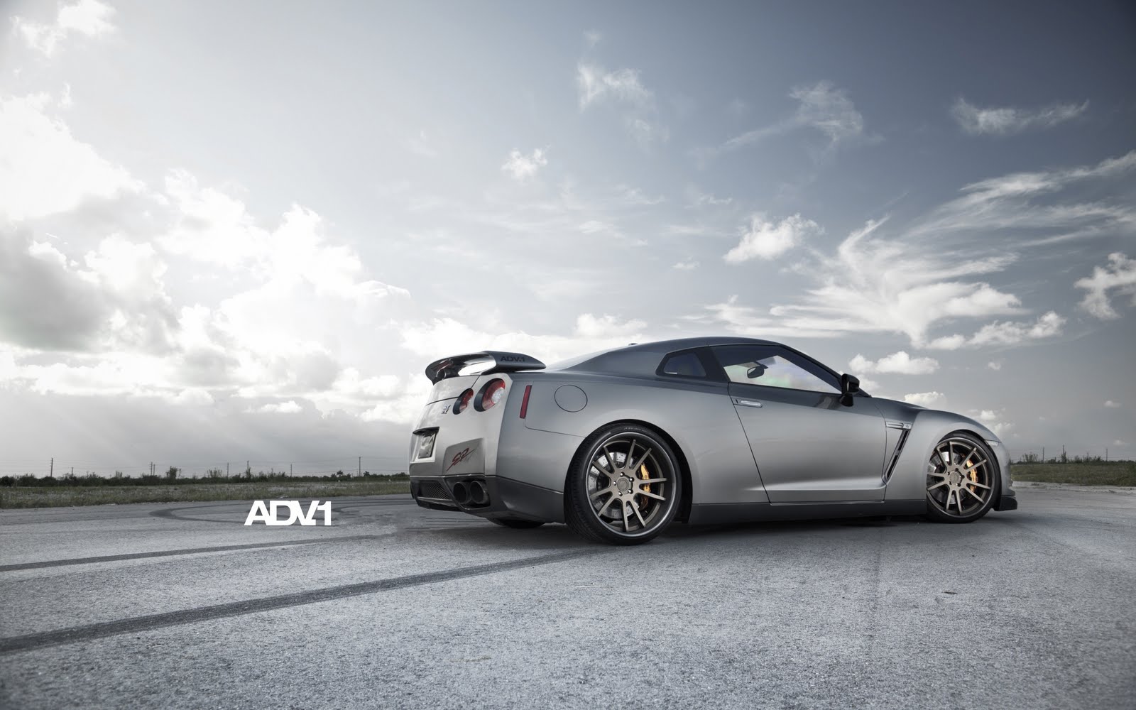 Grey supercar Nissan GTR tuning ADV.1 HD Wallpaper ~ The Wallpaper Database