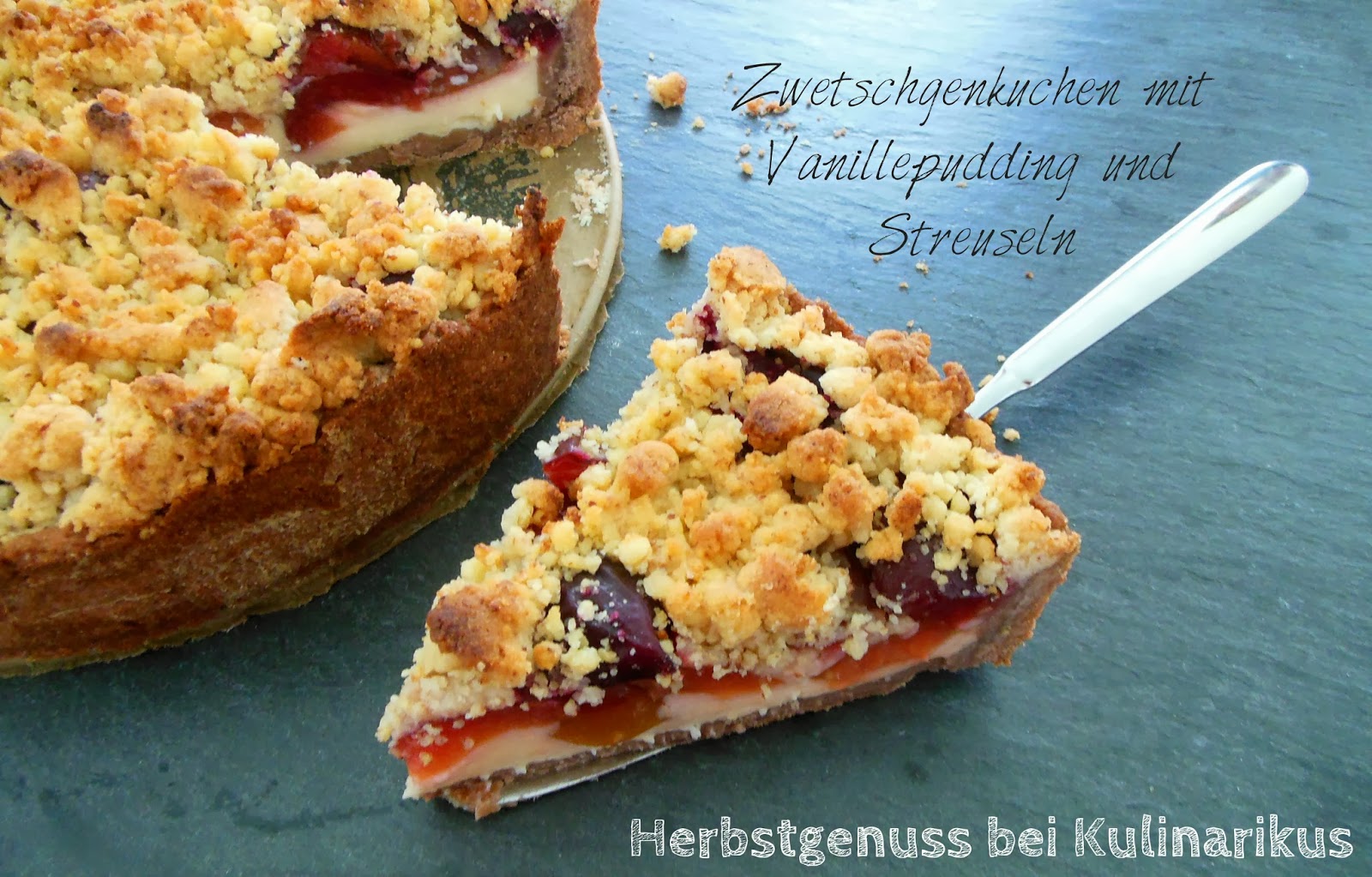 Gallerphot: hefe pflaumenkuchen mit streusel