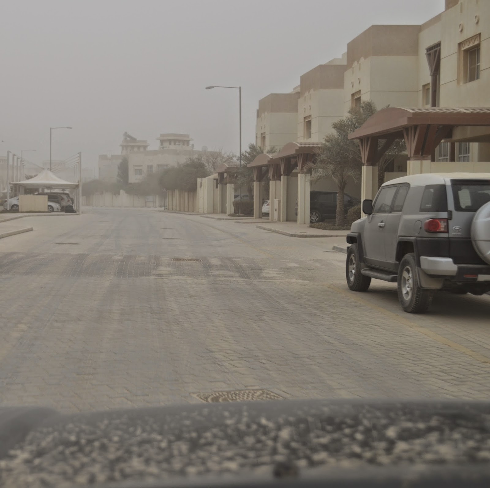 Chutes in Qatar: Our First "Snow Day"!