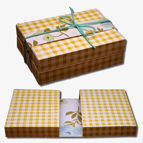 Double Fold Over Box | Bits of Paper