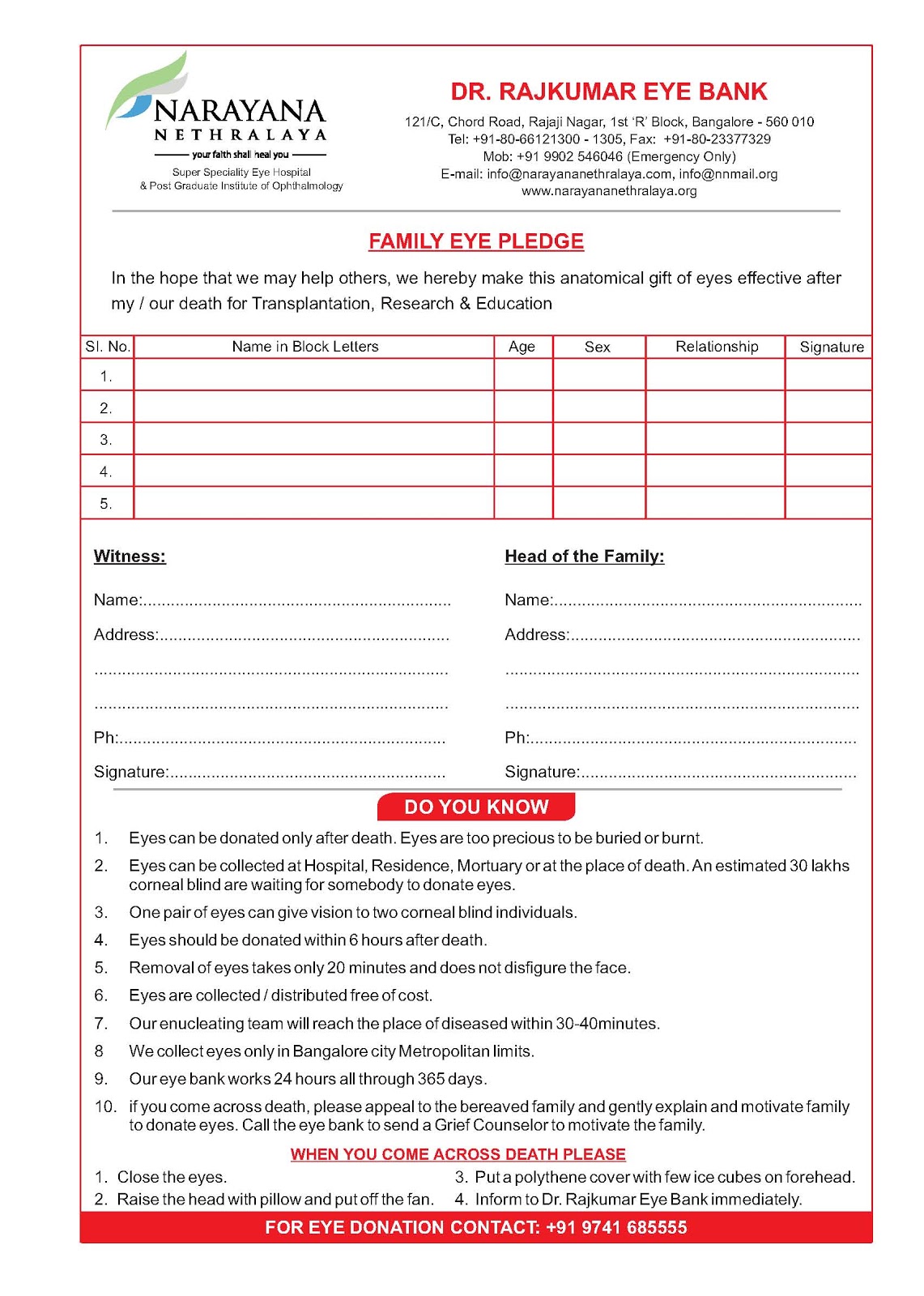 Ramesh Menon's Clicks and Writes: Forever through your eyes - Donate ...