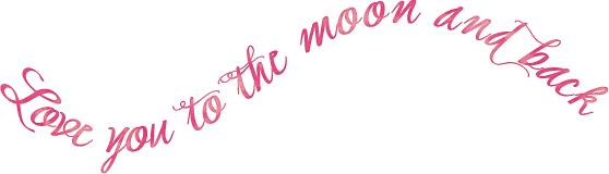 Graphic Groupies: Moon Word Art