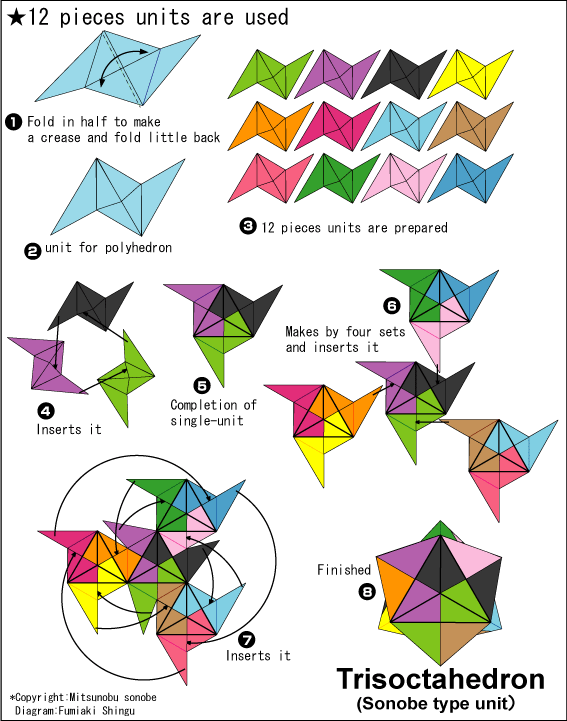 Polyhedron Origami Instructions