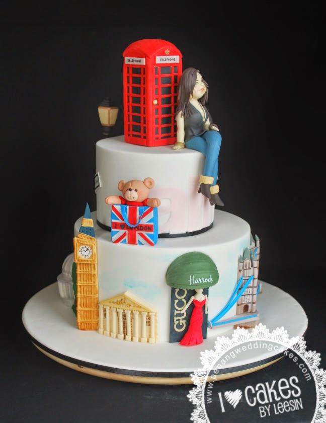 Penang Wedding Cakes by Leesin: London Cakes