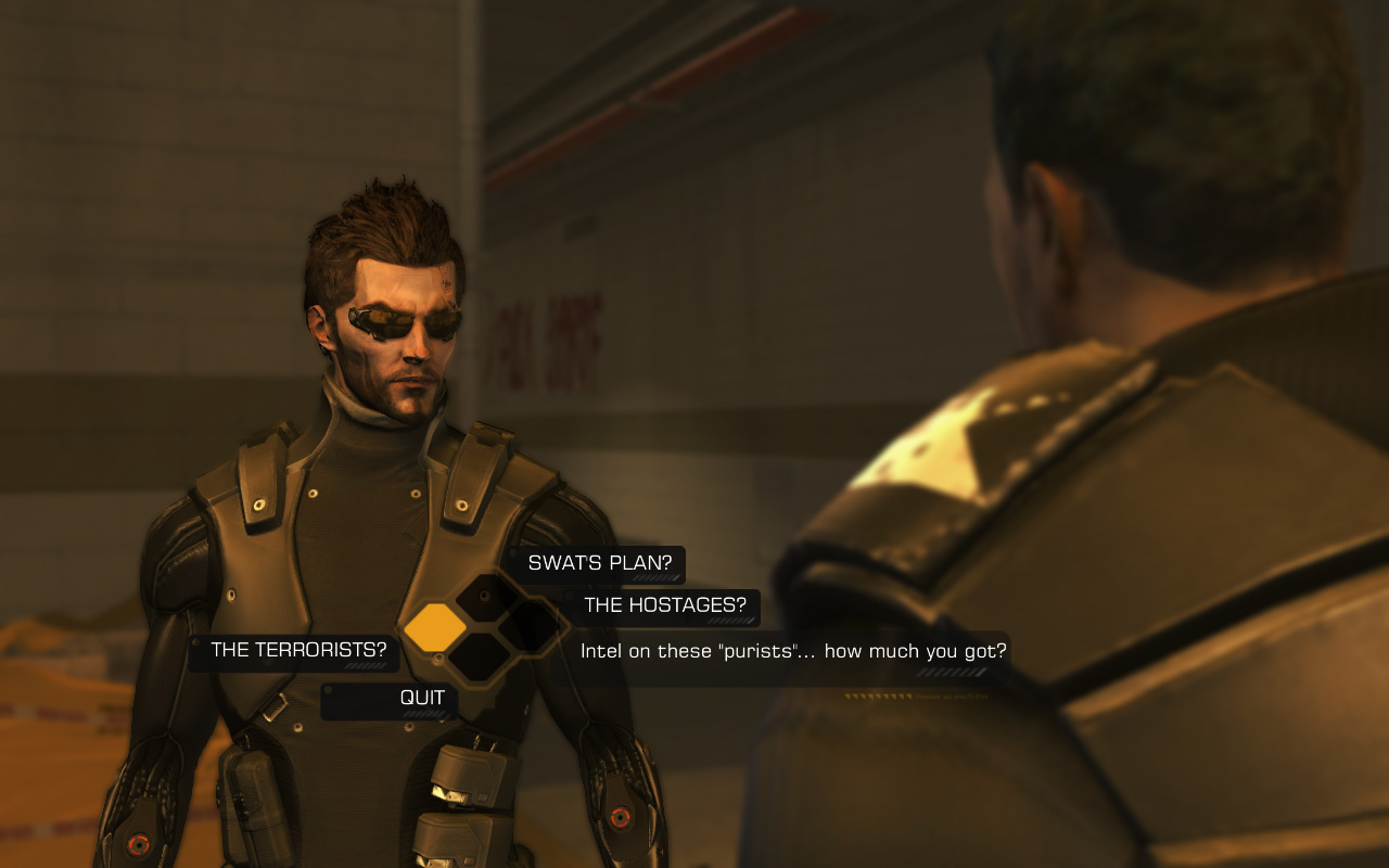 Did you guys REALLY have much trouble with the dialogue wheel in Mass ...